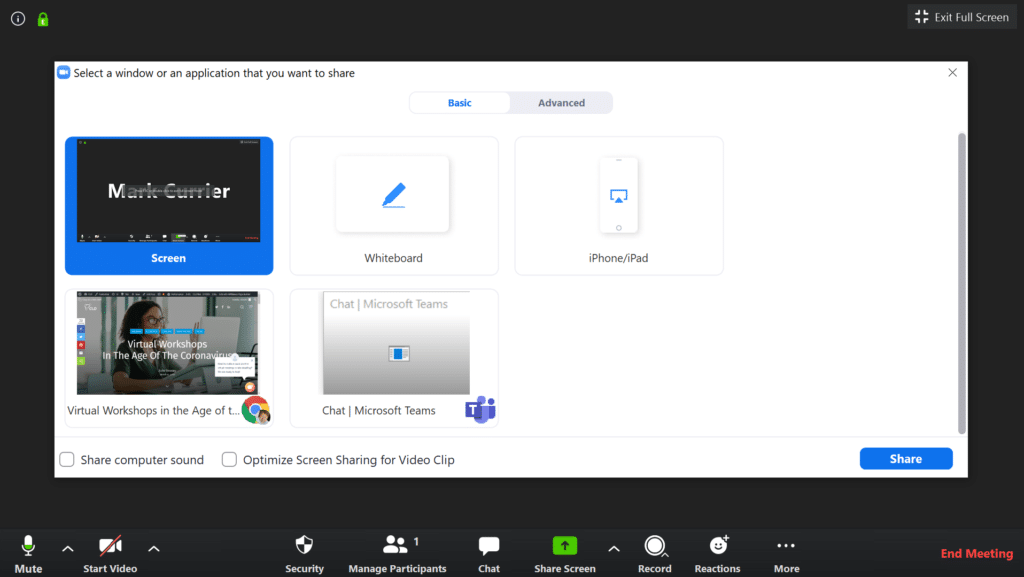 Life Science Trainers! Share Computer Sound & Optimize Video on Zoom - CLD
